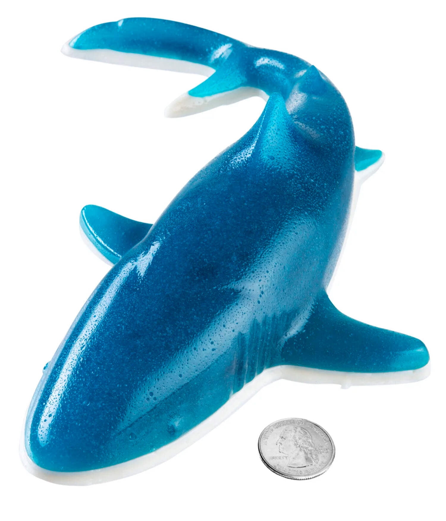 Walmart Giant Gummy Shark Candy Sea Creature, Dual-Flavored 18 oz ...