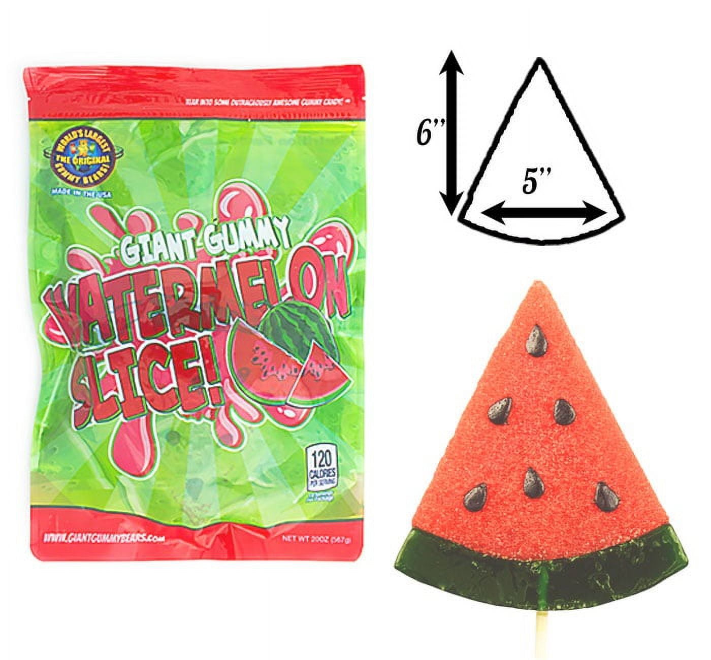 Giant Gummy Watermelon Slice (20oz) - Walmart.com
