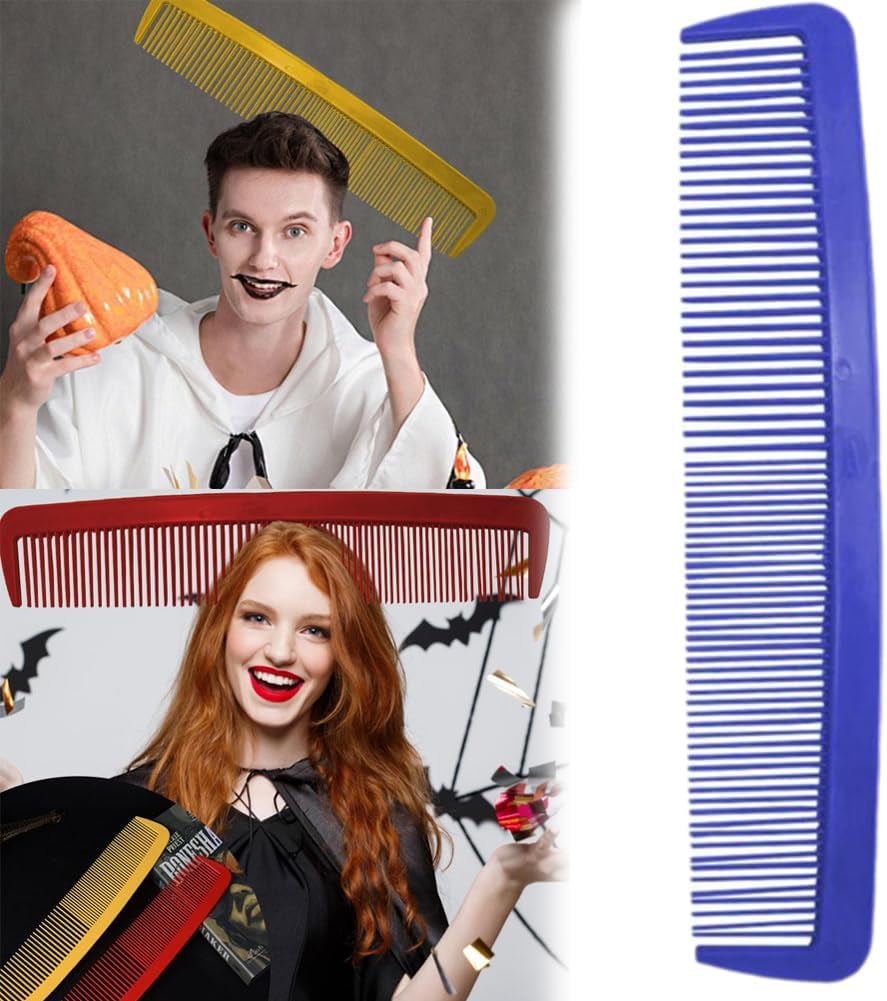 Giant Hair Comb Prank,14.57“ Funny Giant Wide Comb,Large Hair Comb ...