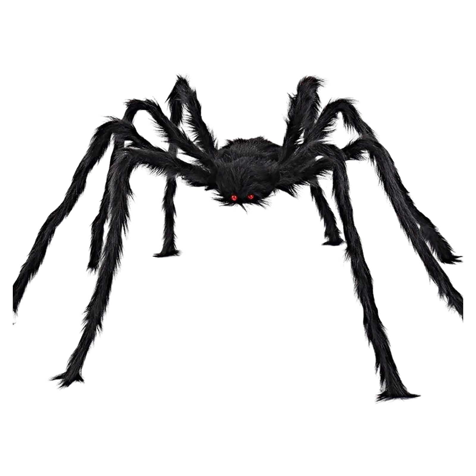 Giant Hairy Halloween Spider - Extra Large Scary Black Spider for ...