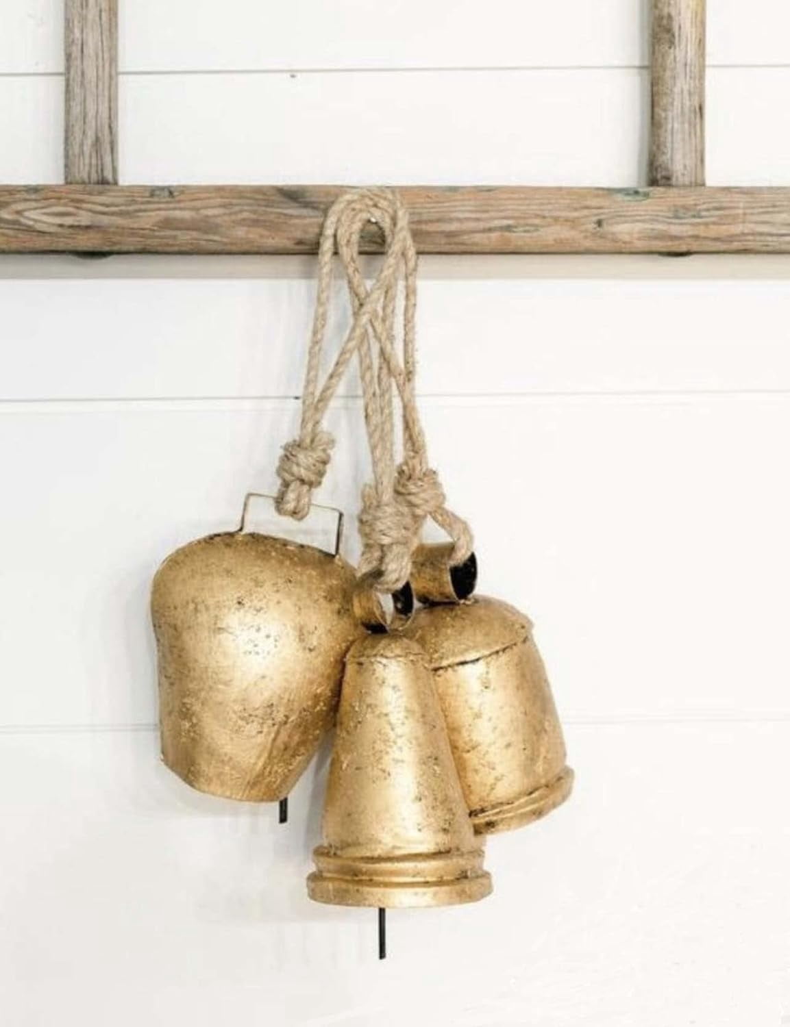 Giant Harmony Cow Bells Vintage Handmade Rustic Lucky Christmas Hanging ...