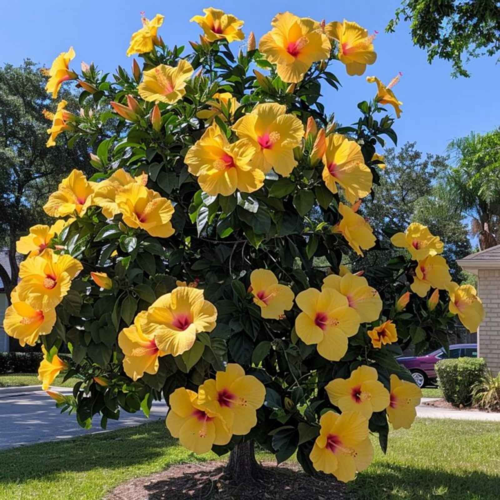 Giant Hibiscus For Planting Ideal for Gardening Deer Resistant ...