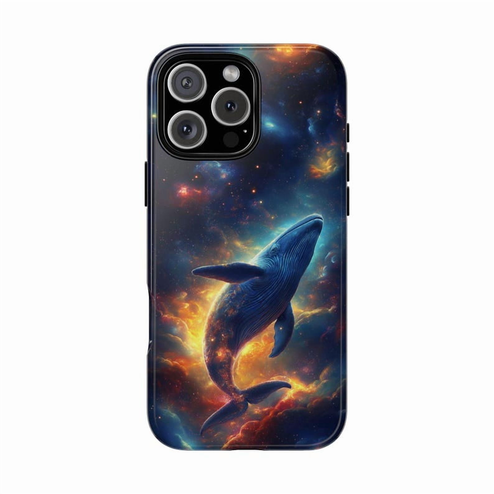 Giant Humpback Whale in Nebula Cosmic Universe Artwork Phone Case for ...