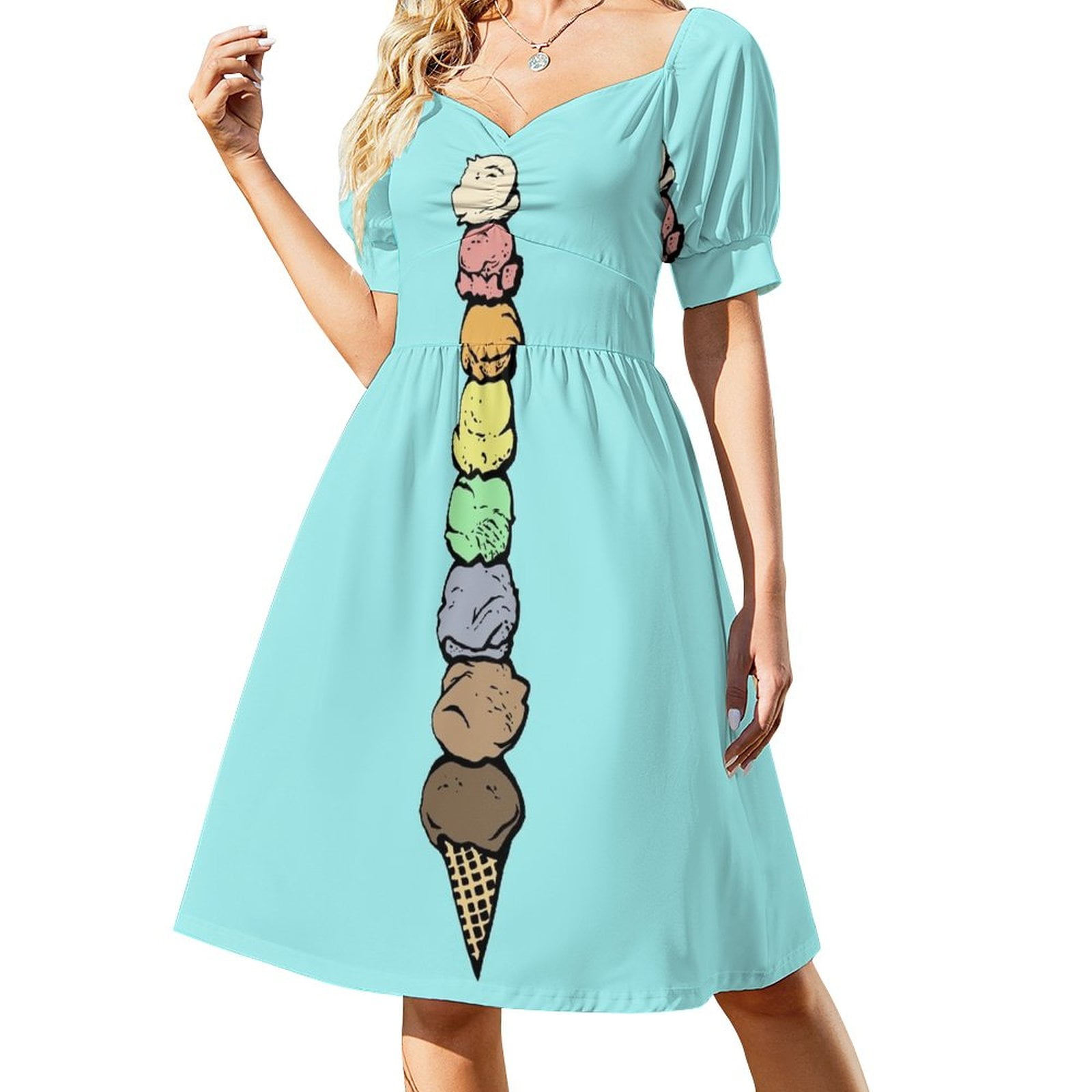Giant Ice Cream Cone - Single Sleeveless Dress african dresses for ...
