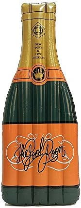 Giant Inflatable Champagne Bottle Pool Float, Water Fun Large Outdoor ...