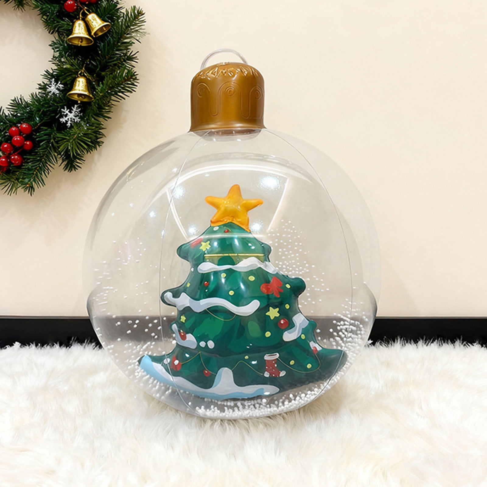 Giant Inflatable Christmas Balls Clear PVC Inflatable Christmas ...
