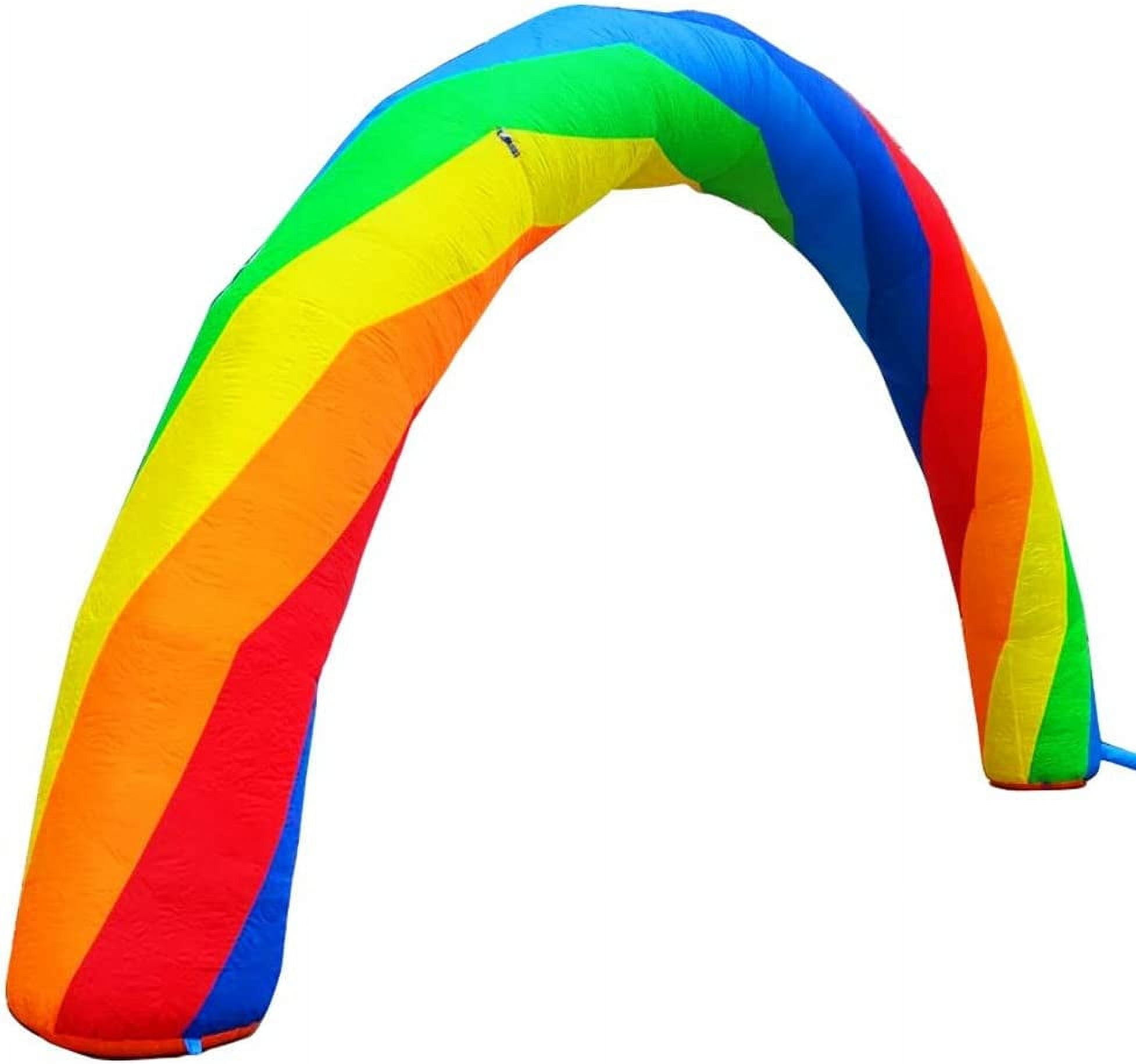 Giant Inflatable Rainbowed Arches Advertising Birthday Party ...