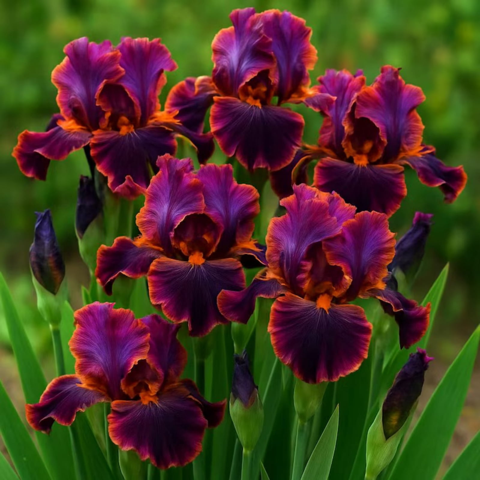Giant Iris For Planting Ideal for Gardening Deer Resistant Variegated ...