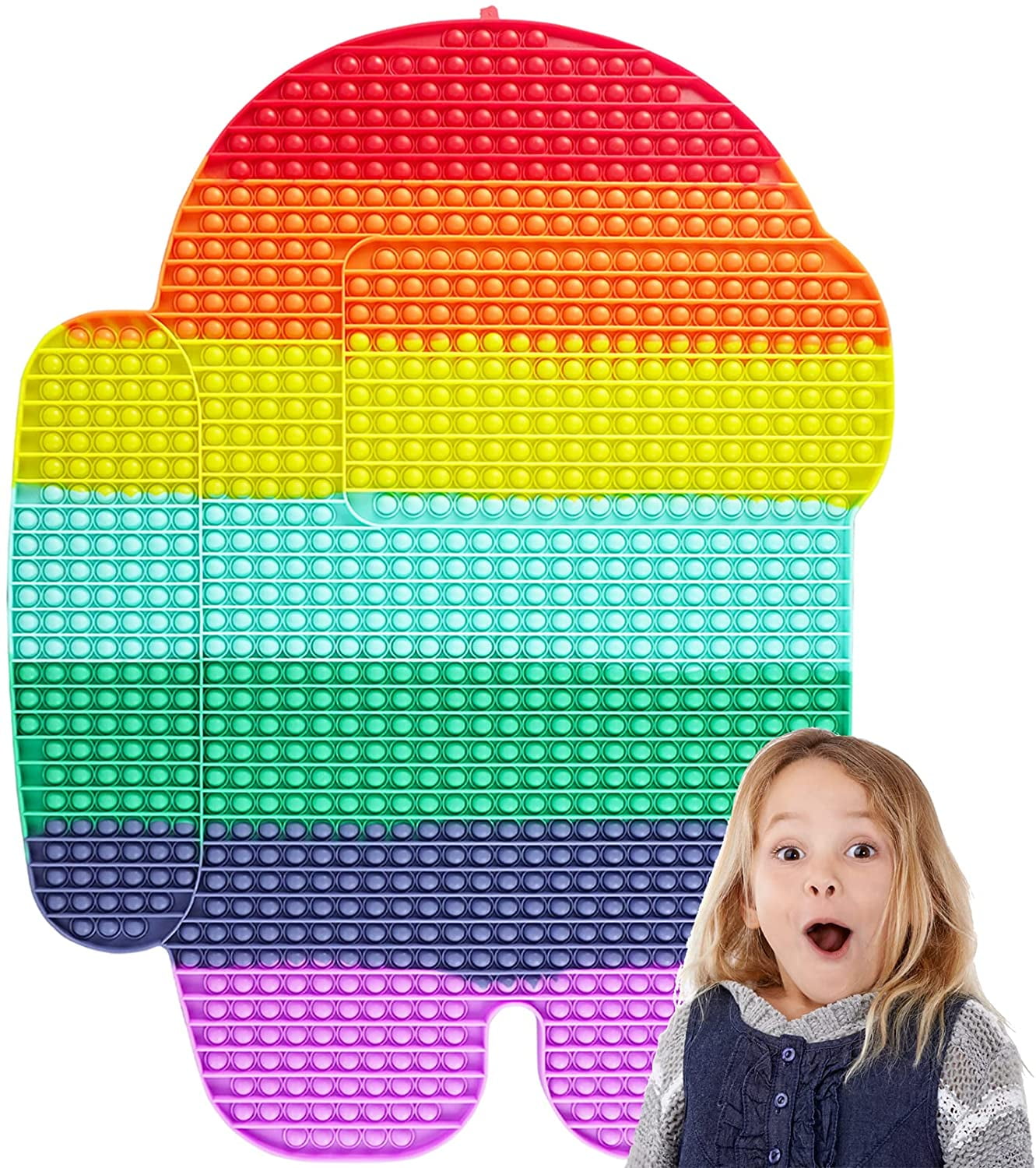 Giant Jumbo Among Push Pop Fidget Toys, Big Huge Biggest in The World ...