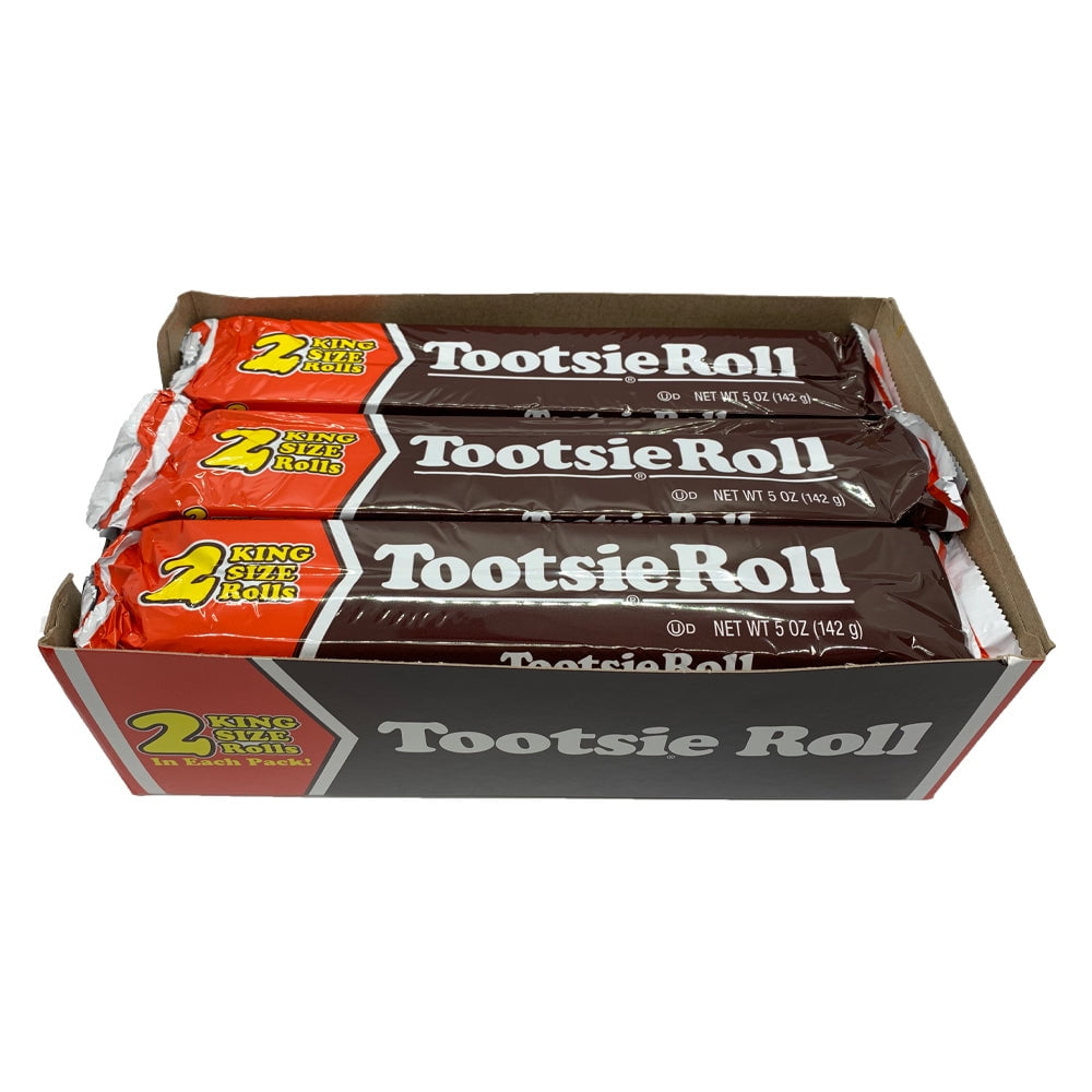 Giant King Size Tootsie Roll 2 Pack - 5-oz Bar - Walmart.com