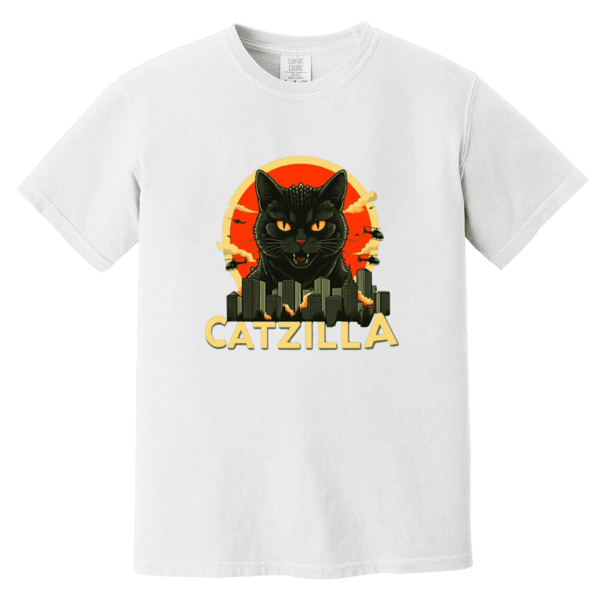 Giant Lizard Parody Funny Monster Graphic Comfort Color T-Shirt, for ...