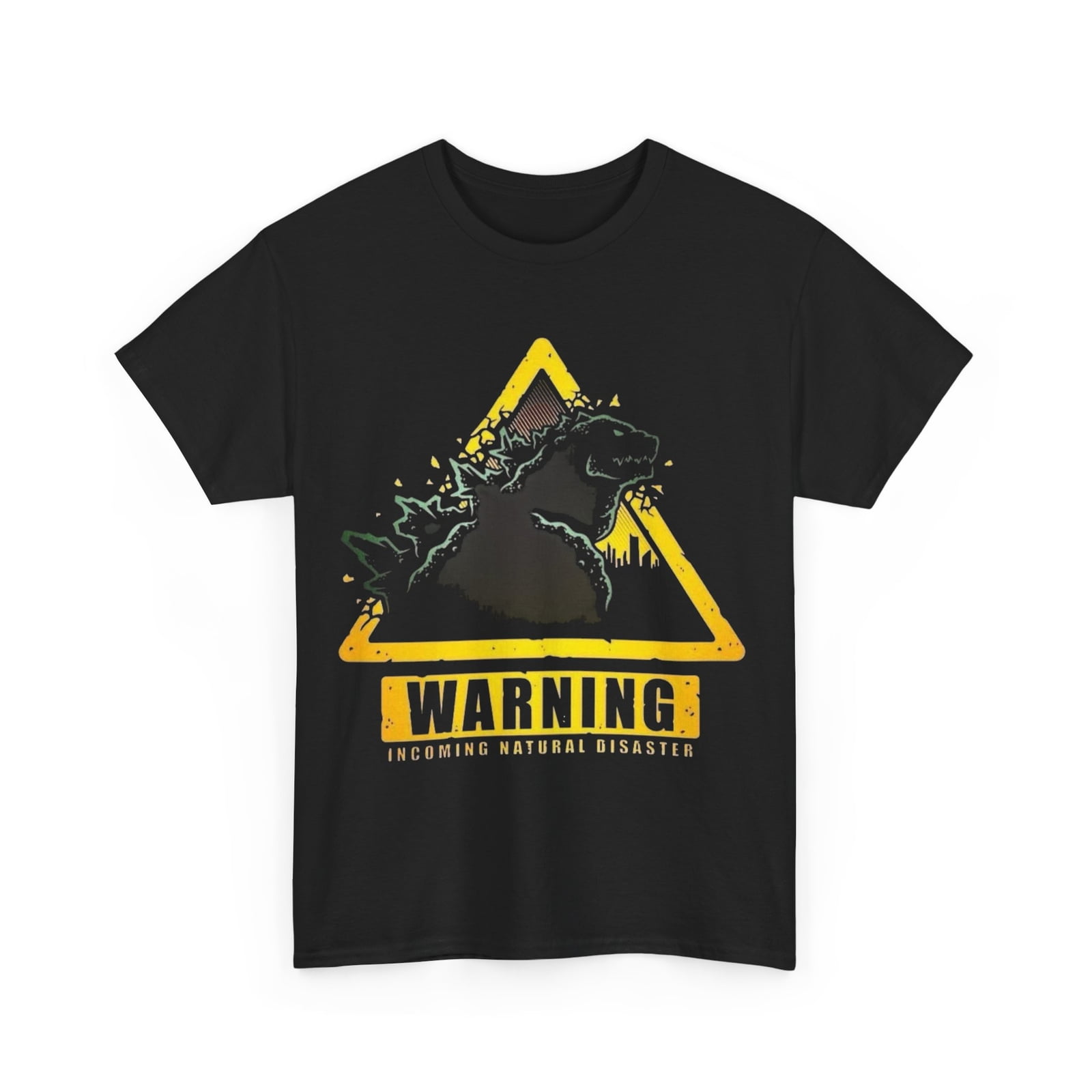 Giant Lizard Warning Shirt – Sci-Fi Nature Chaos Graphic Tee - Walmart.com