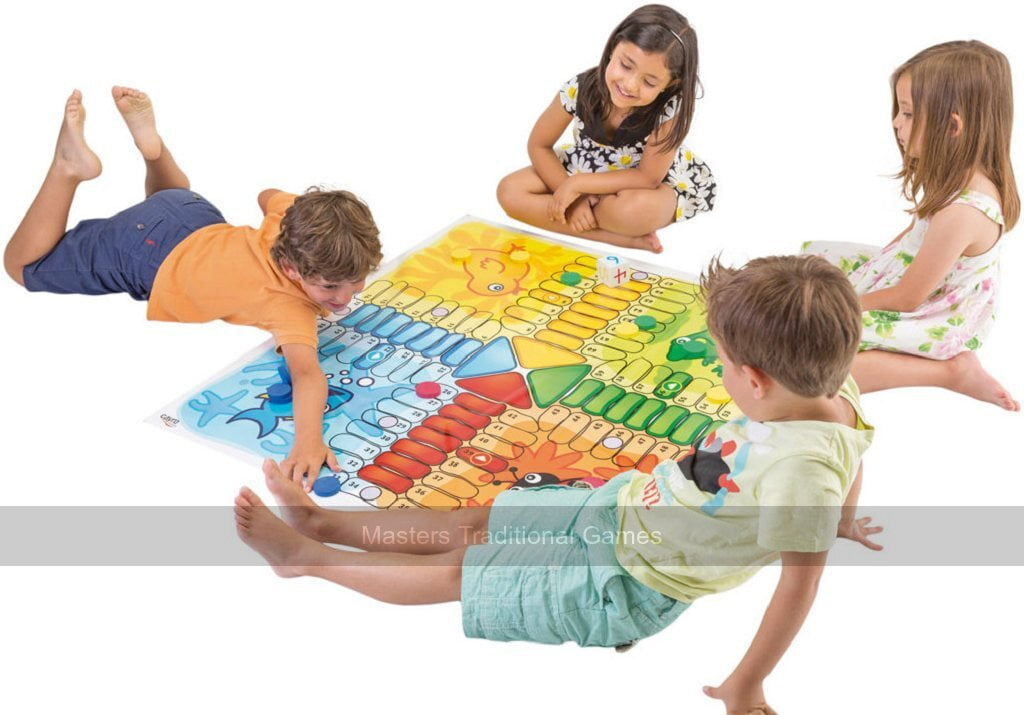 Giant Ludo Game with Large 1 meter Floor Mat - Walmart.com
