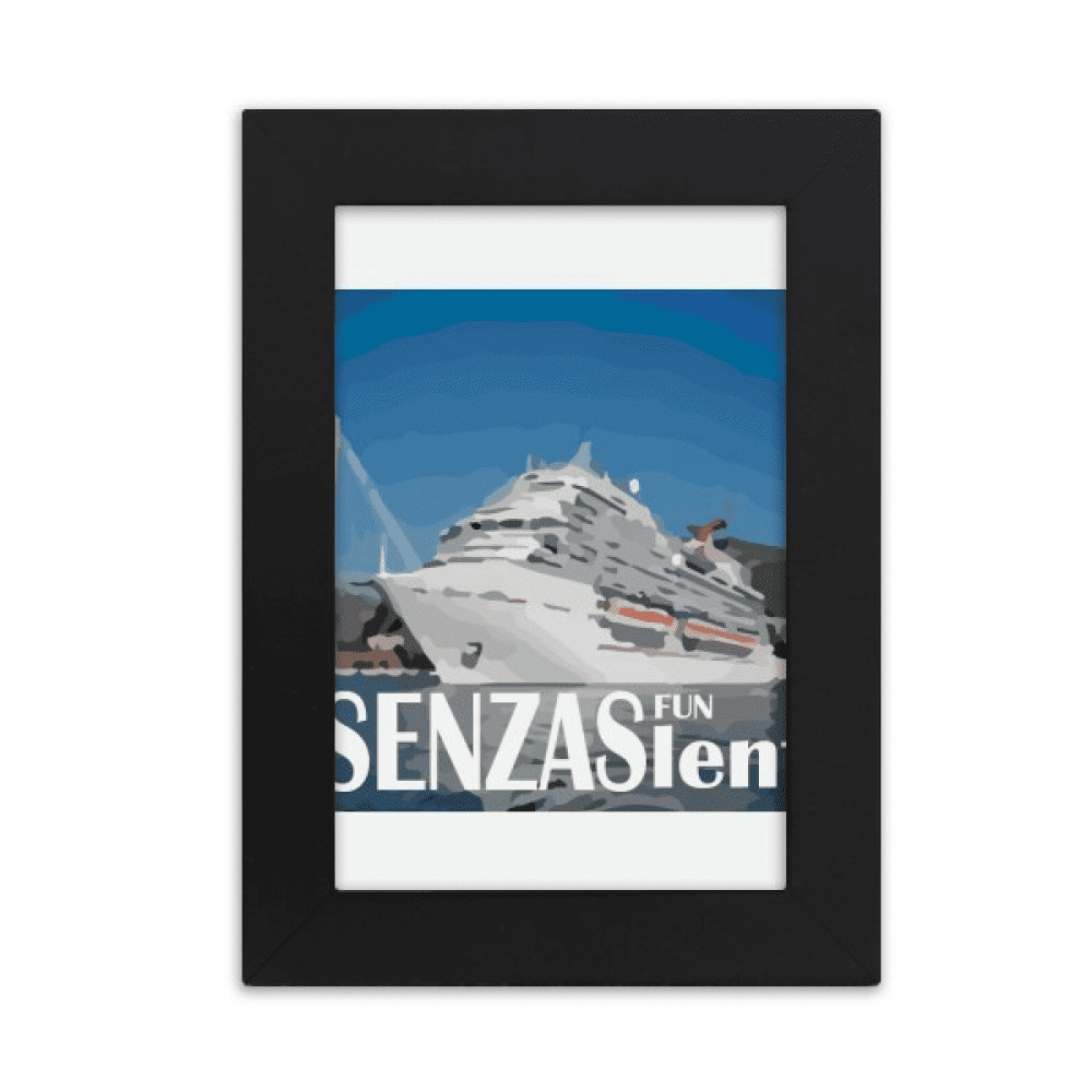 Giant Luxury Cruise Ship Poster Desktop Photo Frame Picture Display Art ...
