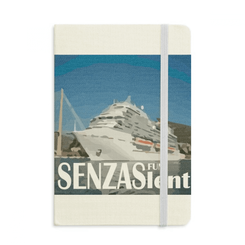 Giant Luxury Cruise Ship Poster Notebook Official Fabric Hard Cover ...