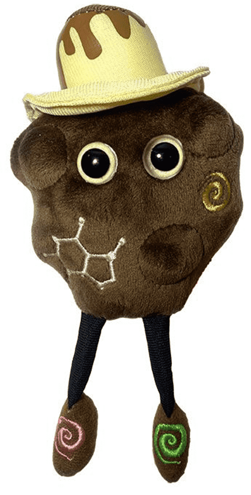 Giant Microbes Chocolate Plush Toy – Stuffed Theobromine Molecule ...