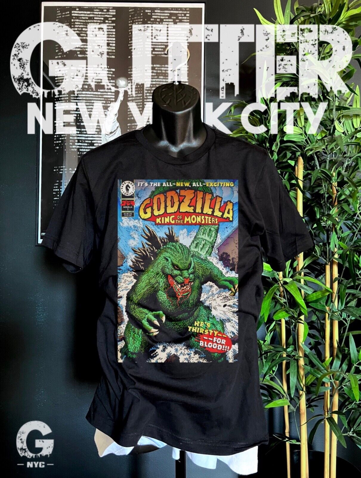 Giant Monster Kaiju Inspired Tee, City Destroyer Graphic Shirt ...