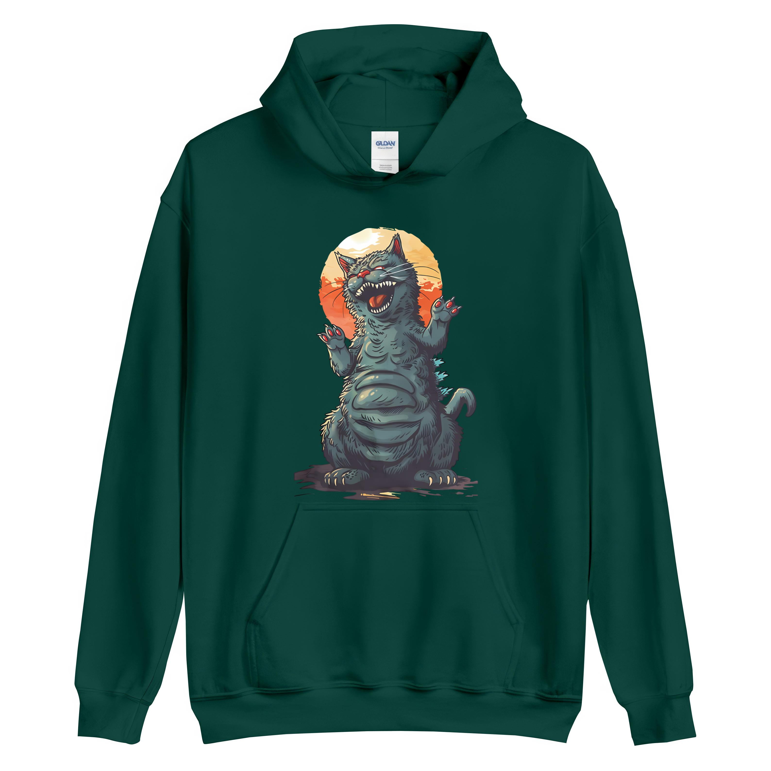 Giant Monster Kitty Pet Movie Hoodie - Walmart.com