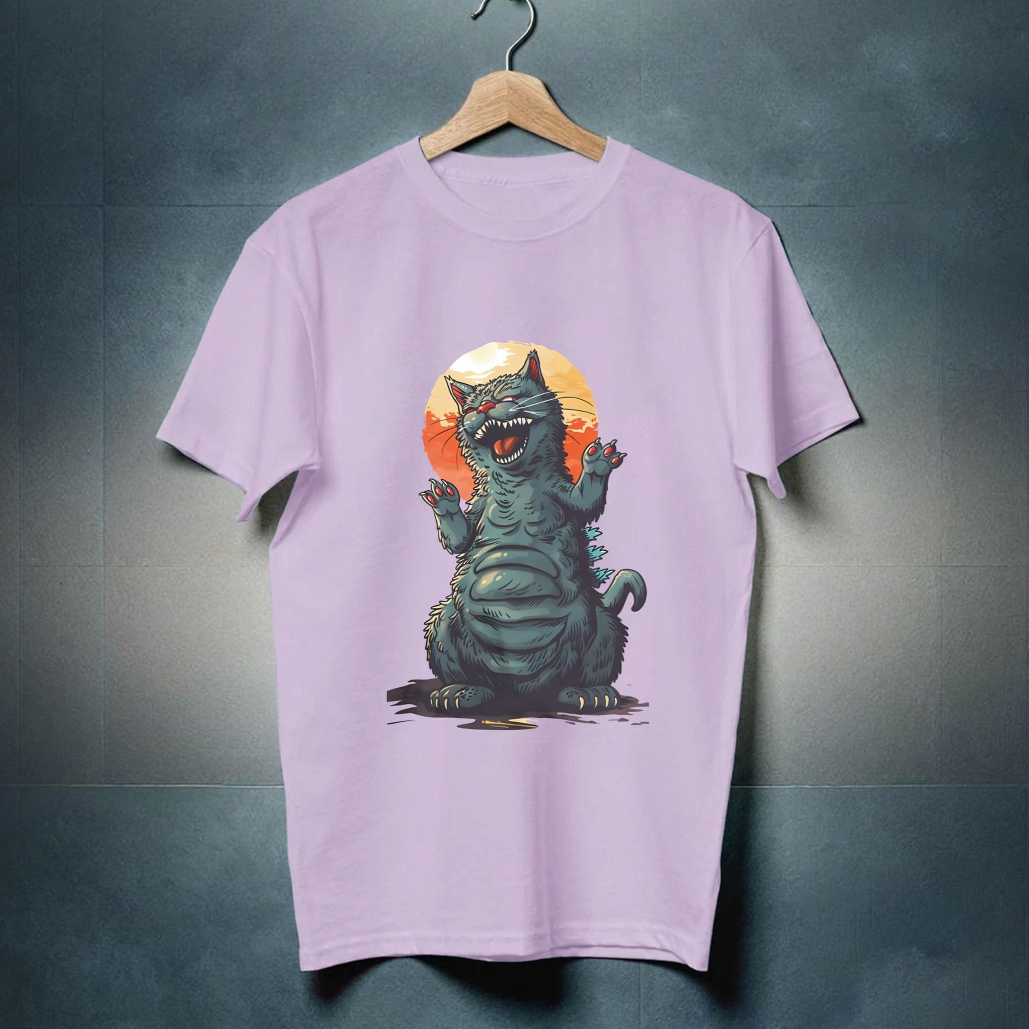 Giant Monster Kitty Pet Movie T-Shirt - Walmart.com