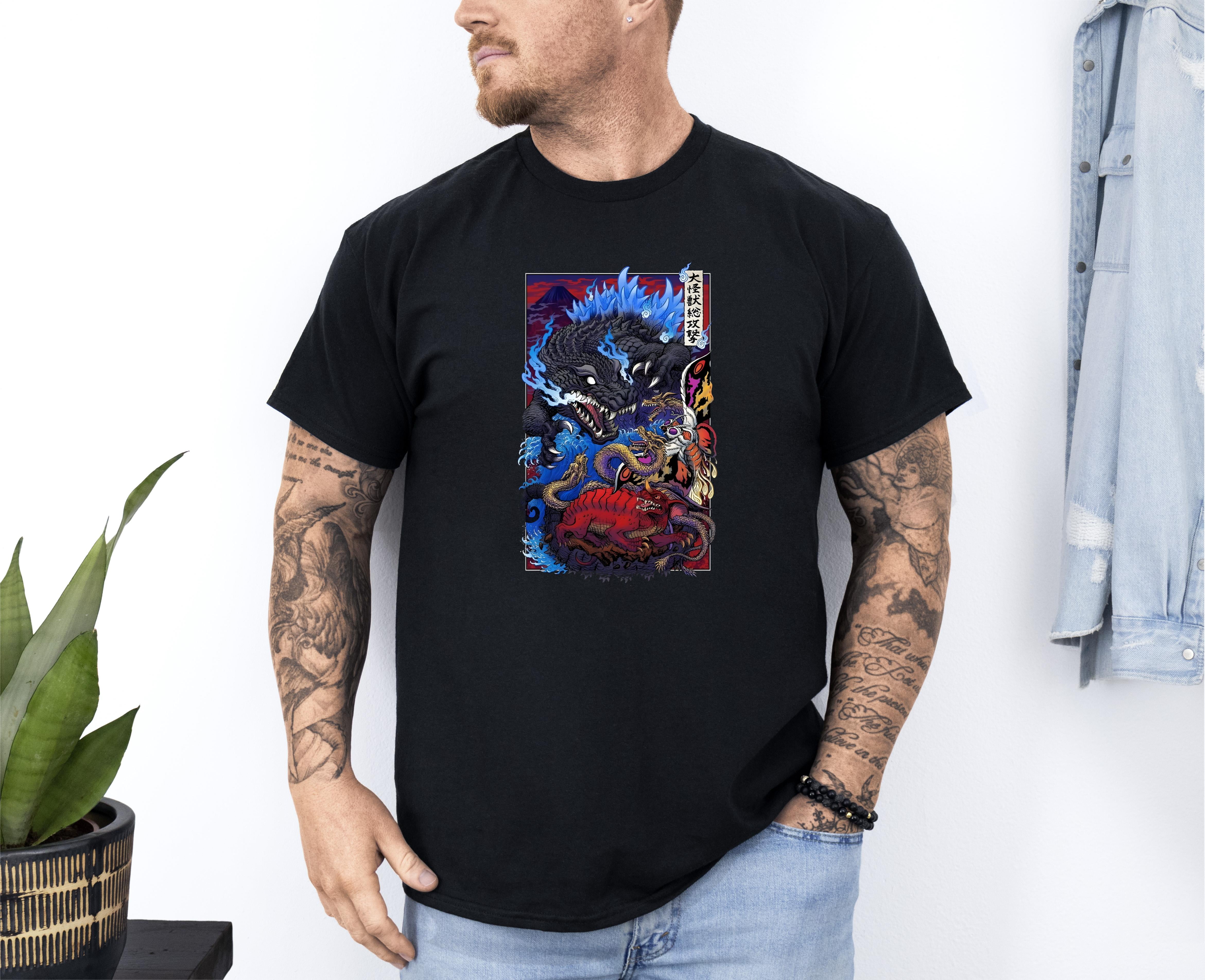 Giant Monster Movie-Inspired Graphic Tee, Godzilla, Mothra & King ...