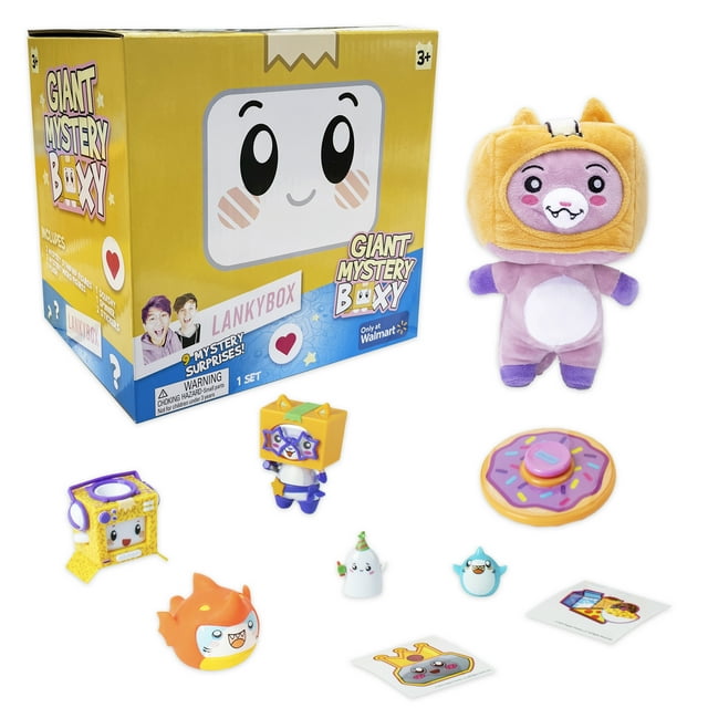 Giant Mystery Boxy Officially Licensed Lankybox Merch with 8 Mystery ...