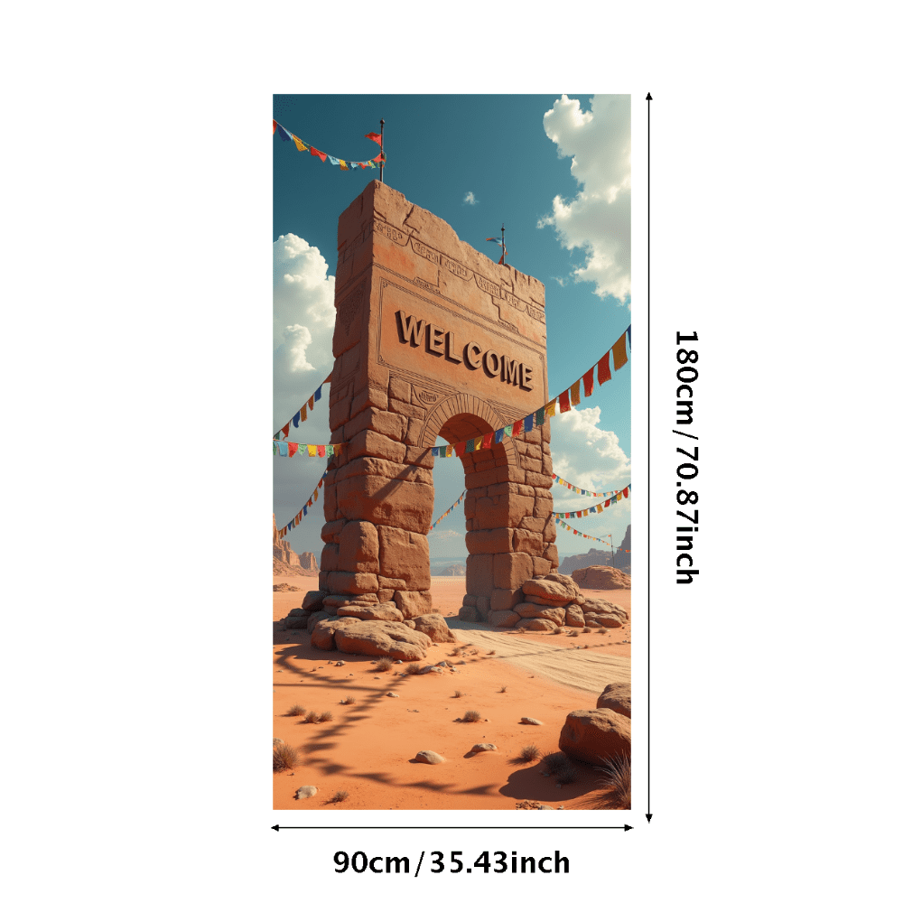 Giant Neon Welcome Banner Party Backdrop Background for Festival ...