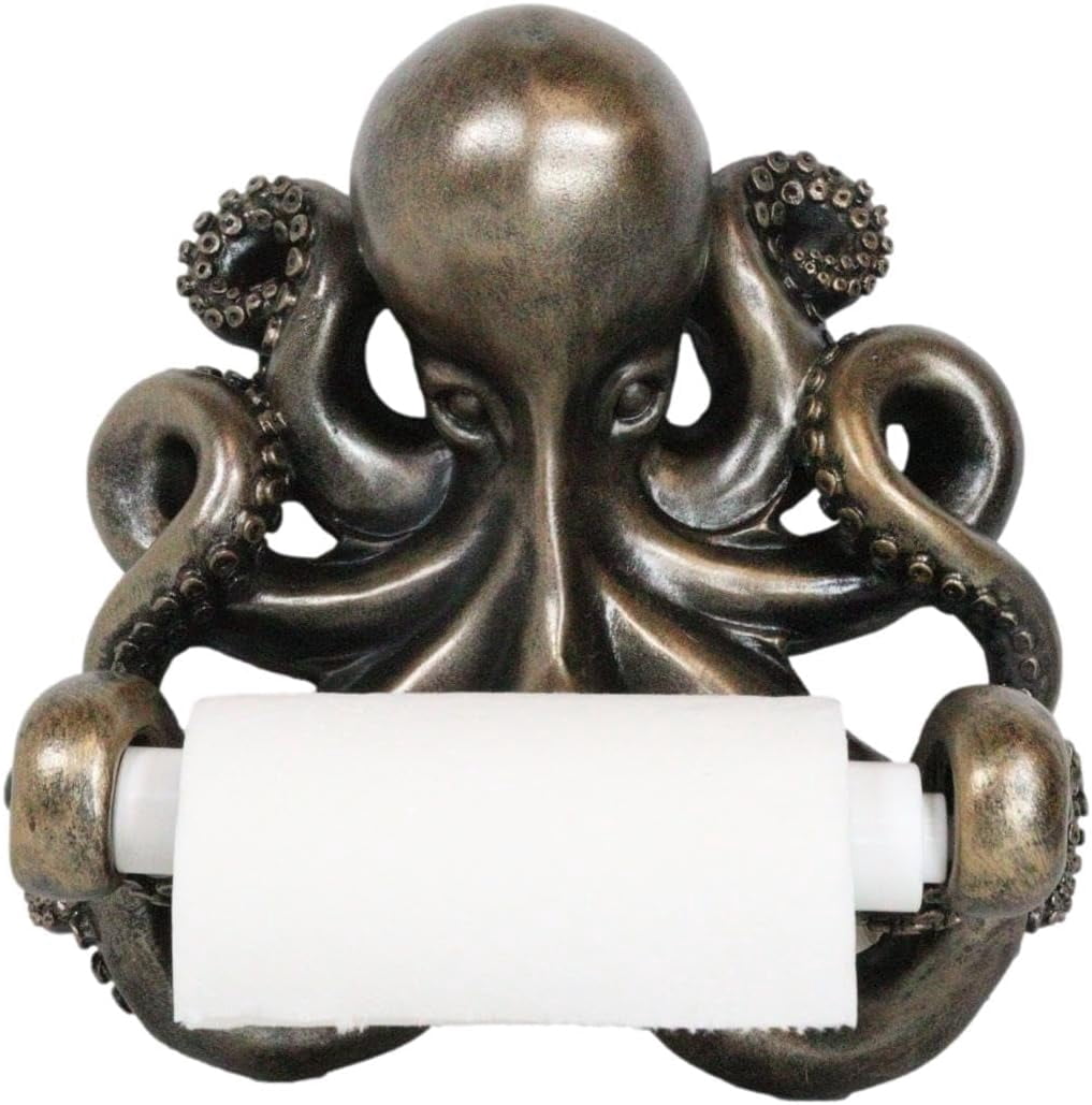 Giant Ocean Kraken Cthulhu Octopus Holder Bathroom Wall Decoration 8.75 ...