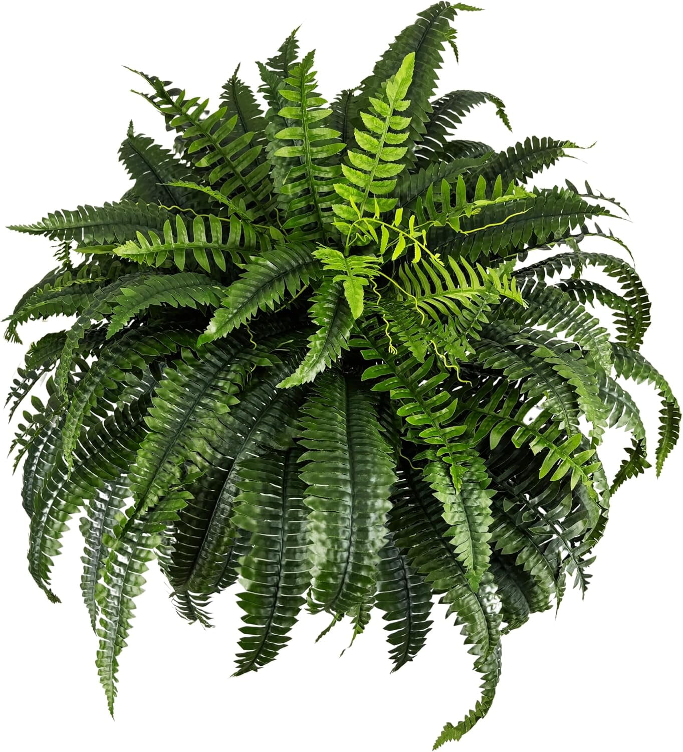 Giant Outdoor Artificial Boston Fern Bush Plants Uv Resistant Realistic ...