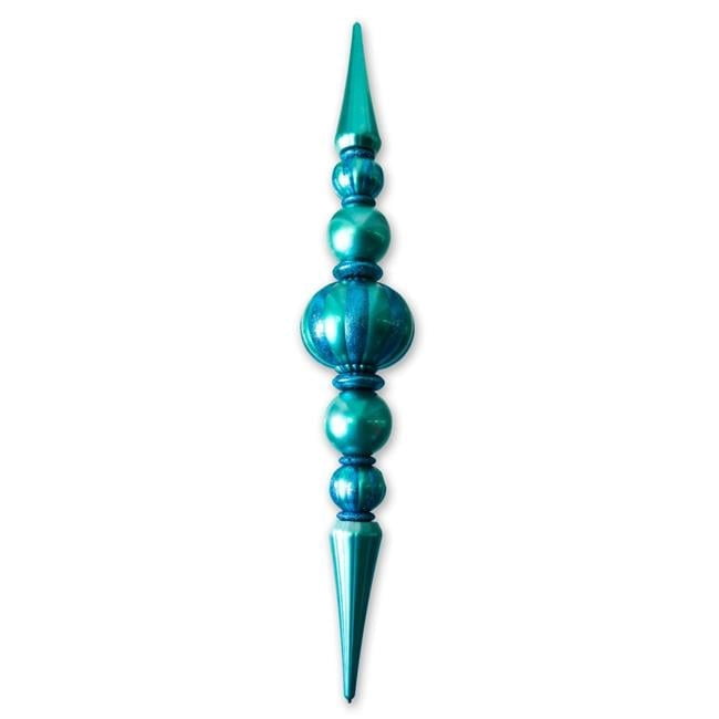 Giant Oversized Shatterproof Plastic Finial, Aqua - Walmart.com