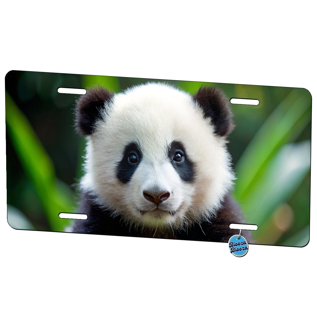 Giant Panda Baby Metal Novelty License Plate - Walmart.com
