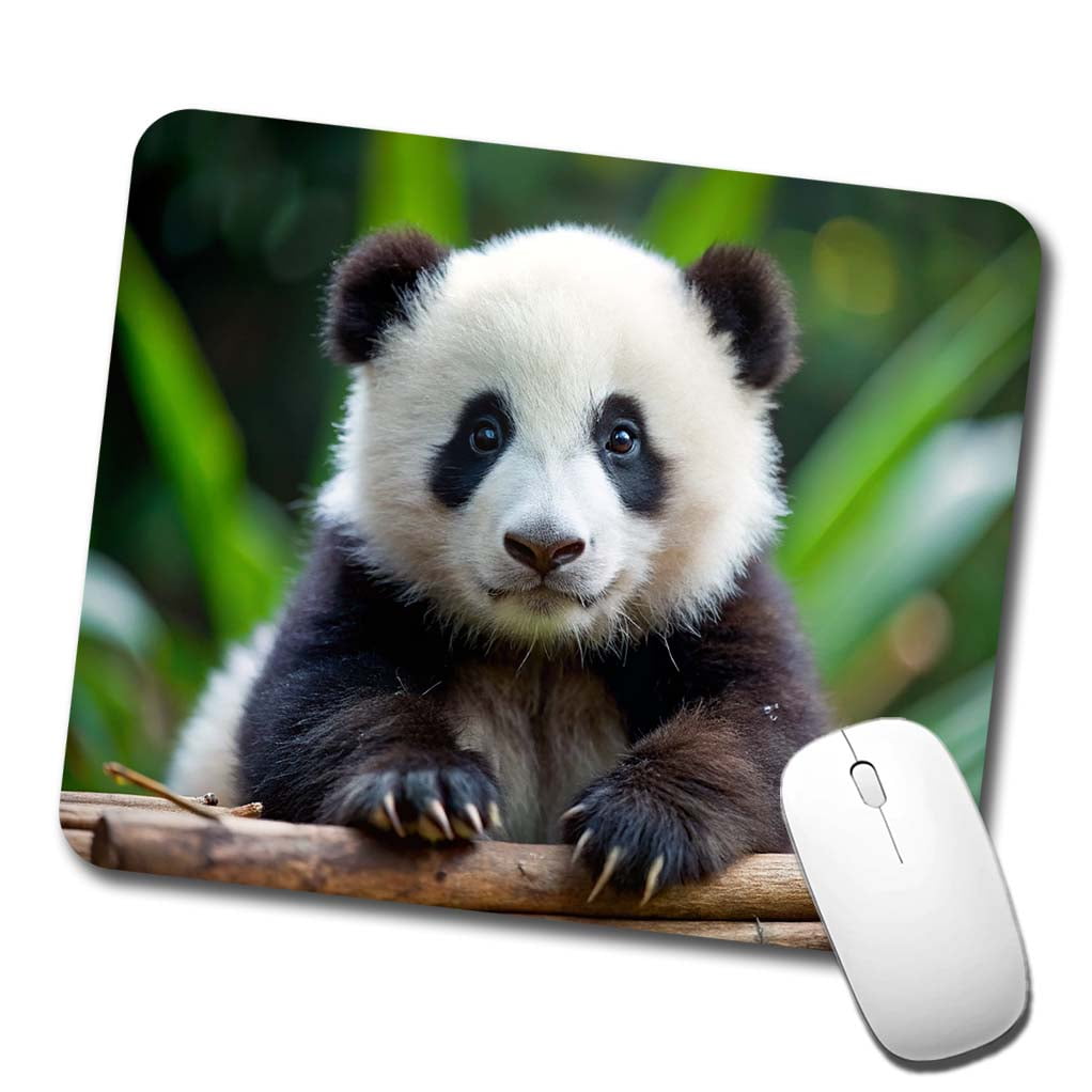 Giant Panda Baby Mouse Pad Low Profile Gaming Mat - Walmart.com
