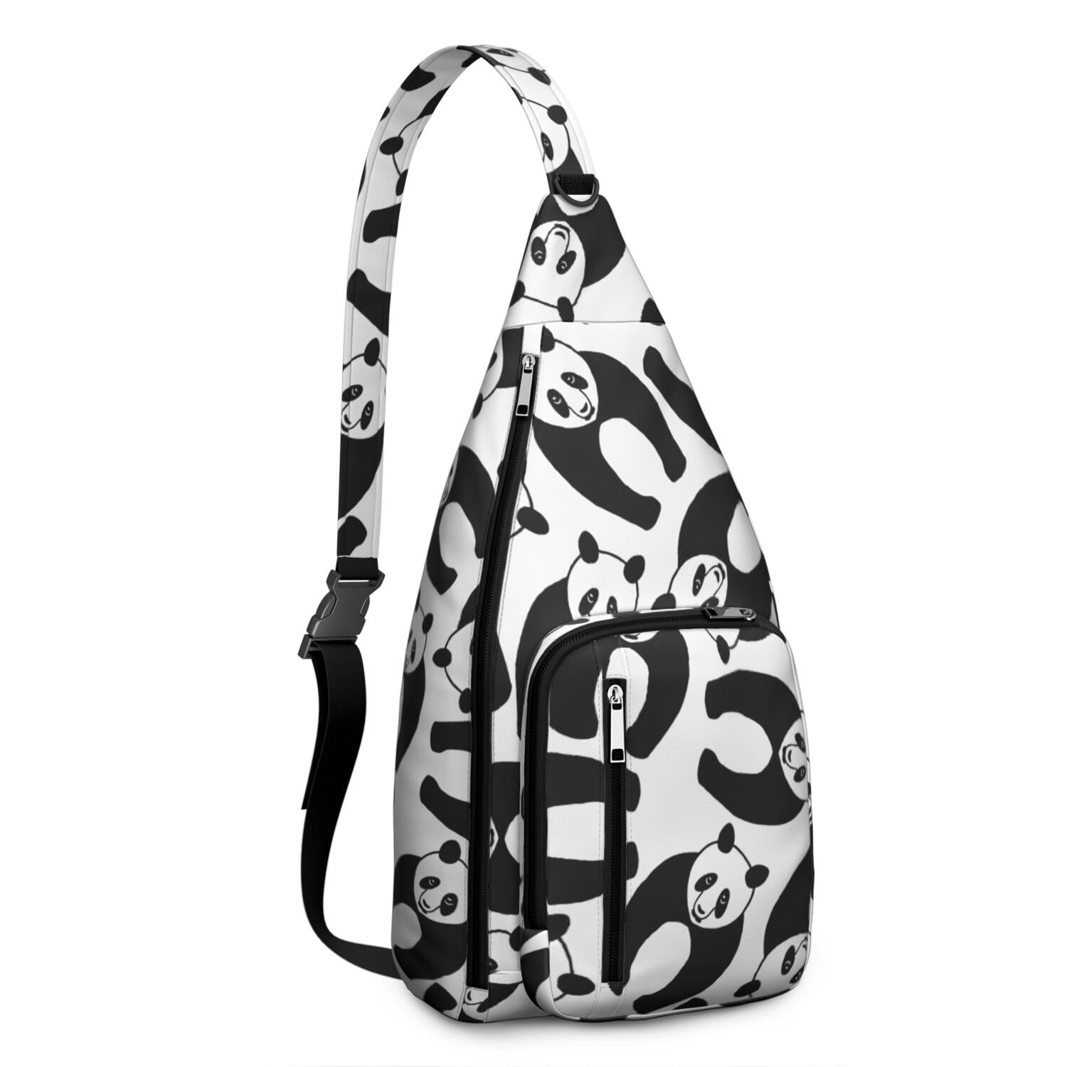 Giant Panda Lovers Sling Bag - Cartoon Panda Crossbody Backpack, Small ...