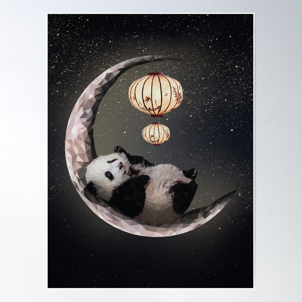 Giant Panda Poster Wall Art, Modern Wall Decor For Living Room Bedroom ...