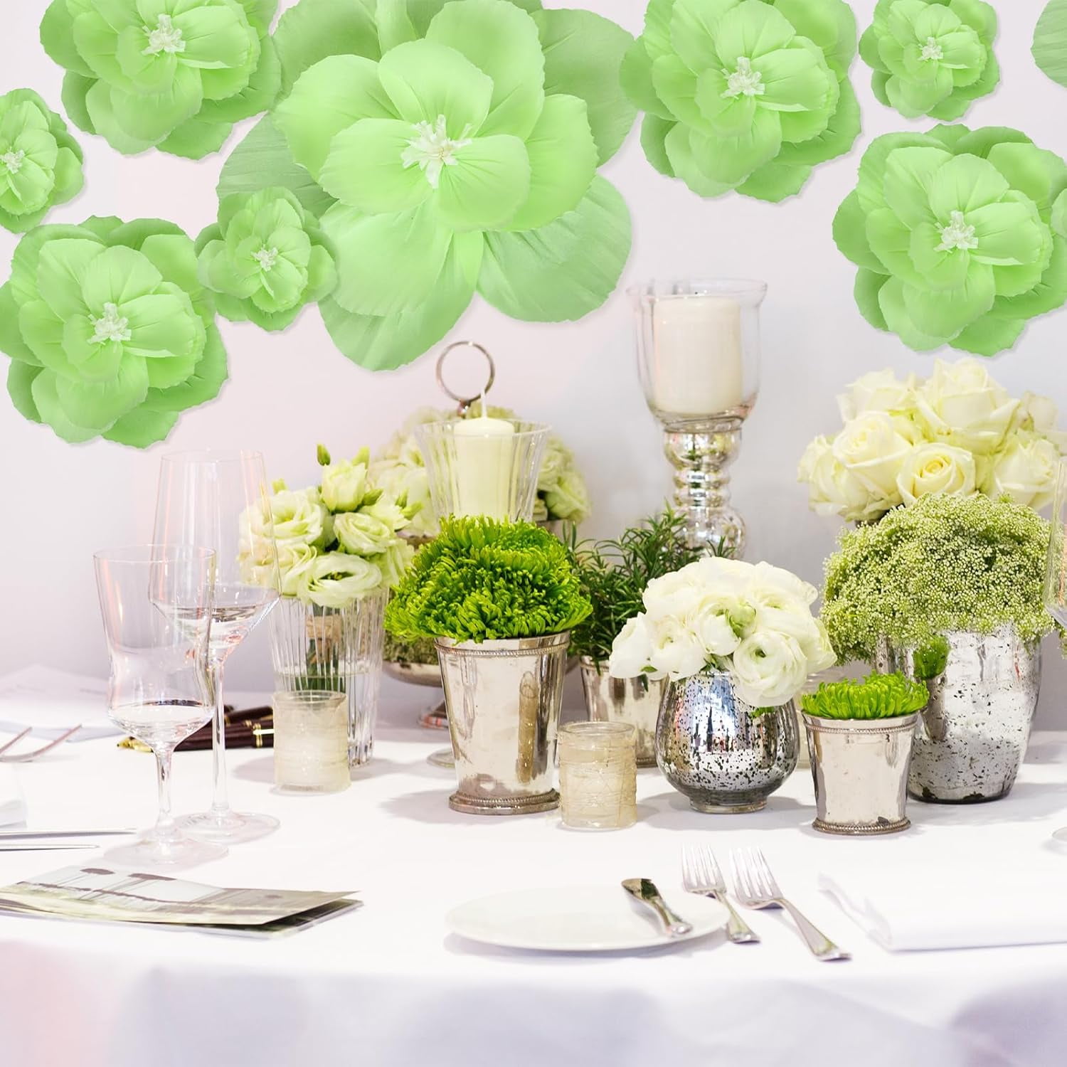 Giant Paper Flowers Artificial Paper Flower Decorations for Wedding ...