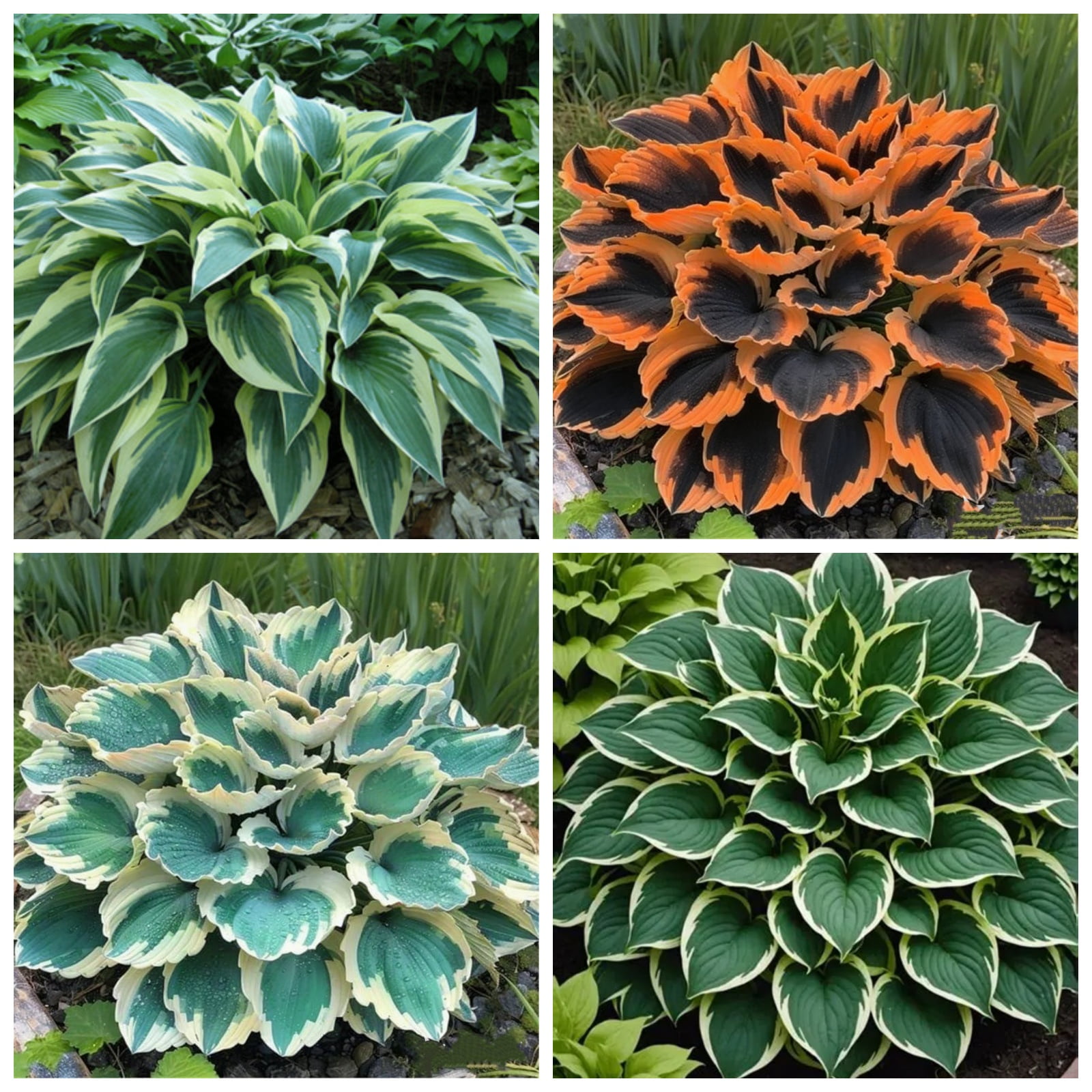 Giant Plant-Hosta (Bulbs)-Garden Ornament High Germination Rate ...