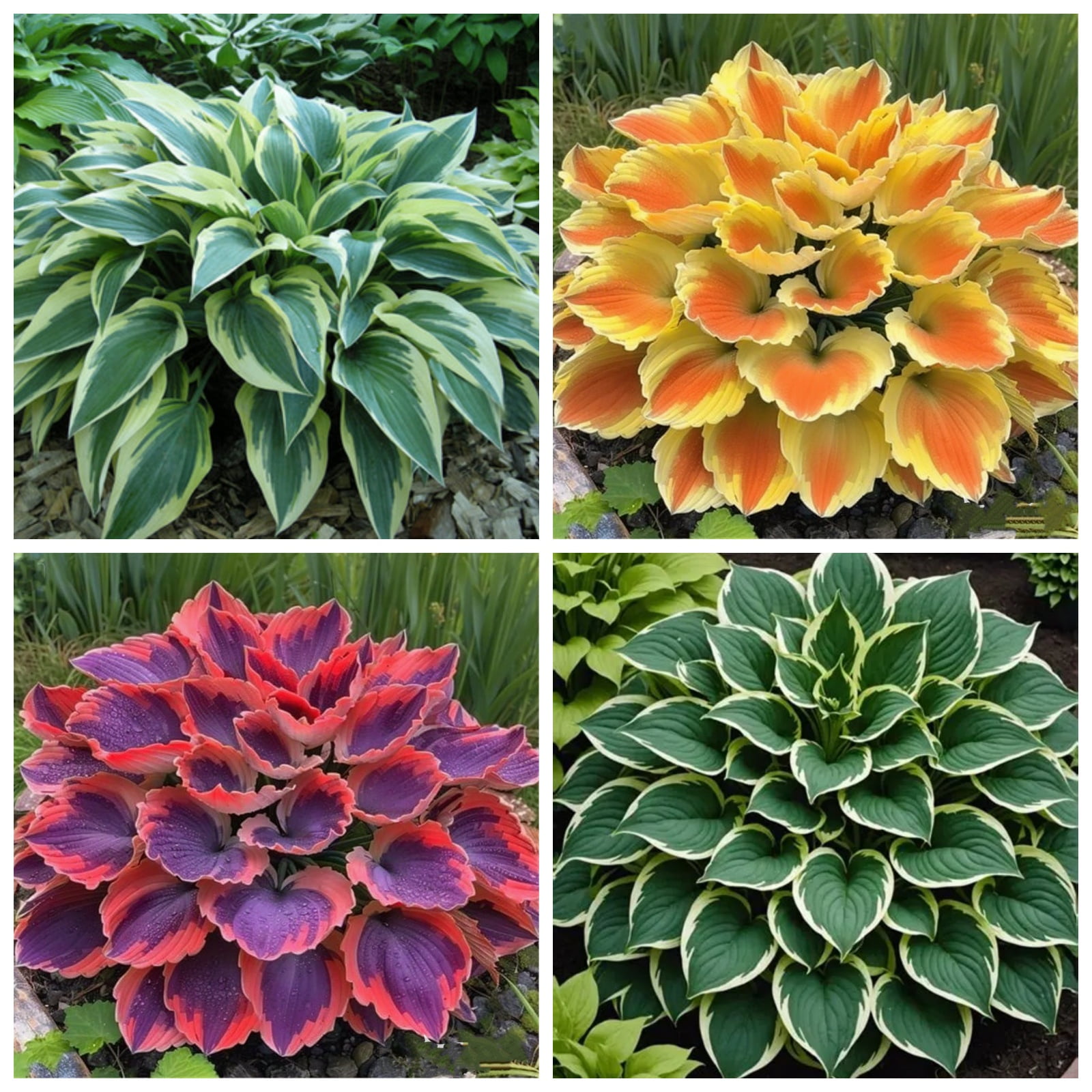 Giant Plant-Hosta (Bulbs)-Garden Ornament High Germination Rate ...