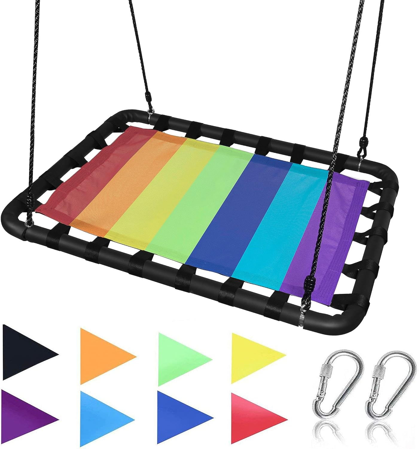 Giant Platform Tree Swing, 700 lb Weight Capacity, Durable Steel Frame ...