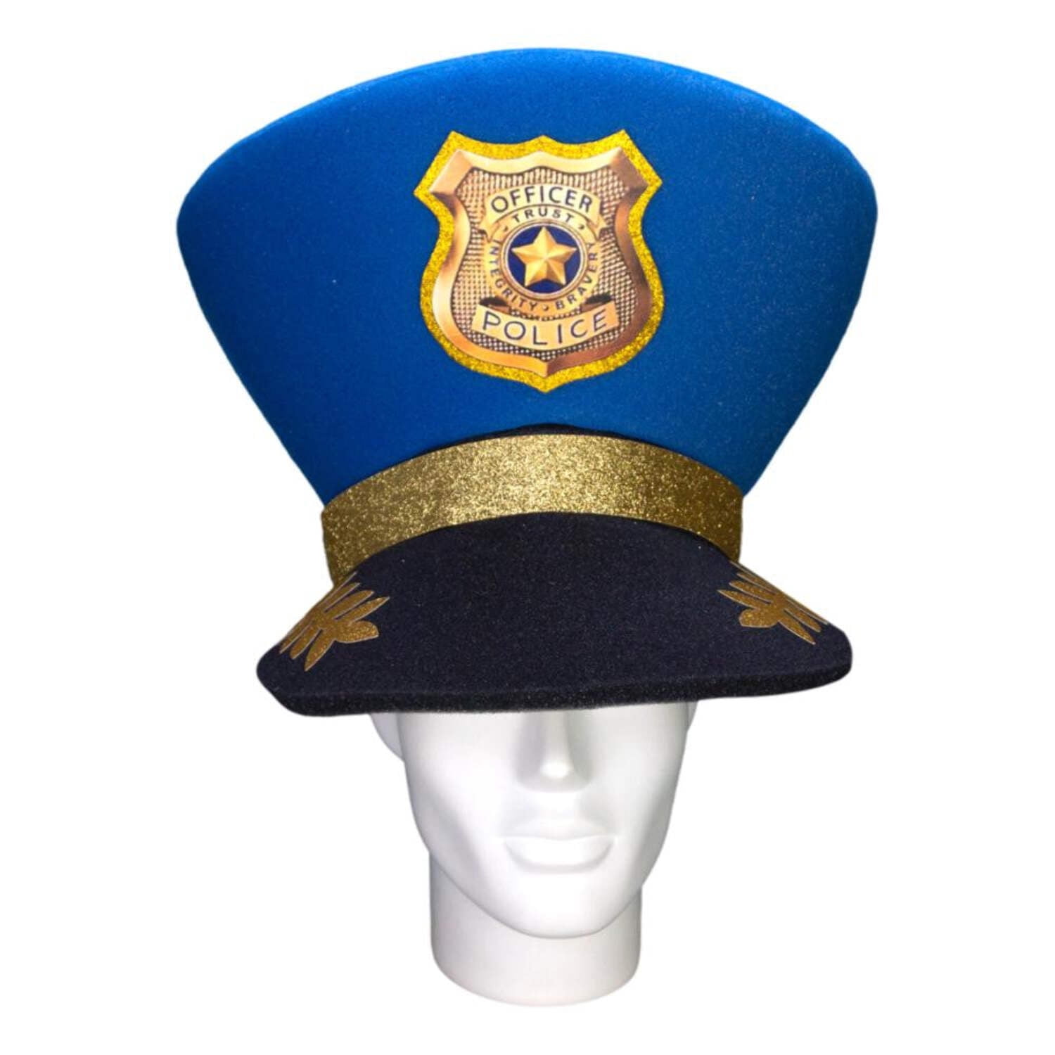 Giant Police Hat - Police Officer Gift Hat - Cosplay Police Hat - Gifts ...