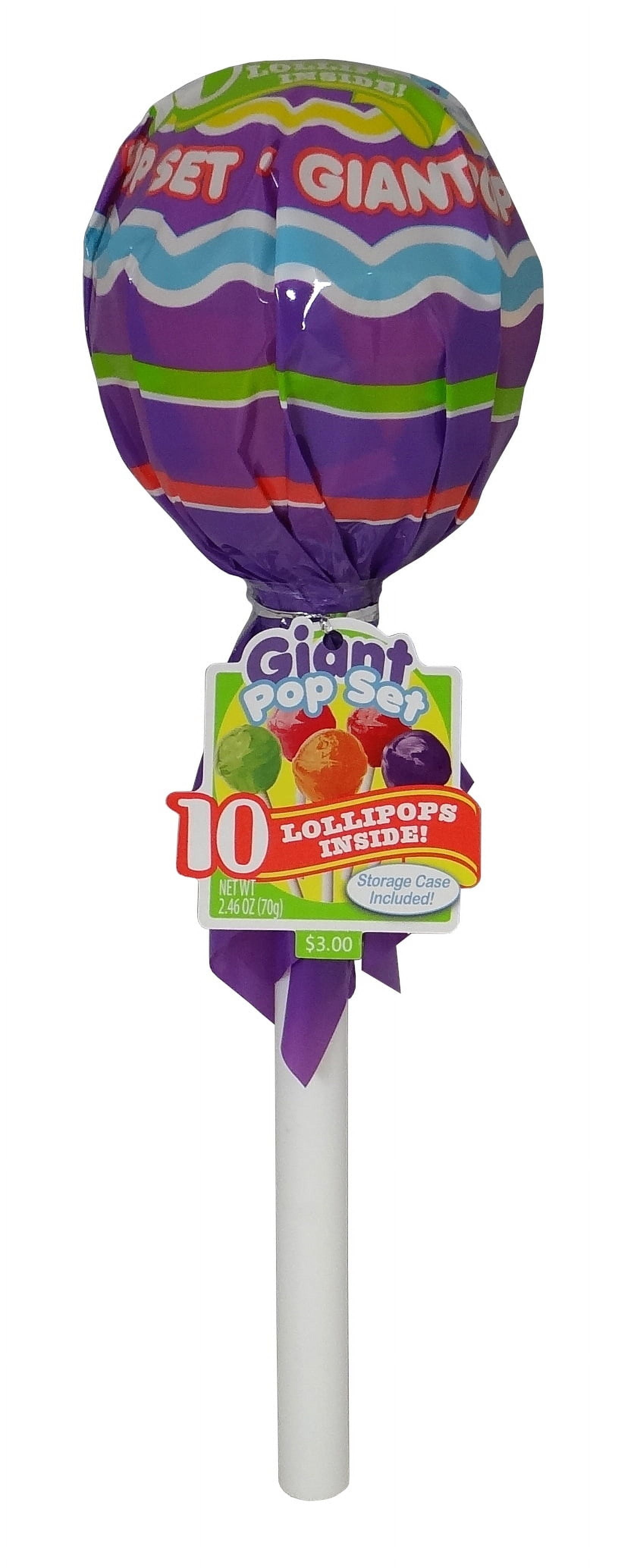 Giant Pop with 10 Lollipops Inside by Dat'l Do It, 2.46 oz, 1ct ...