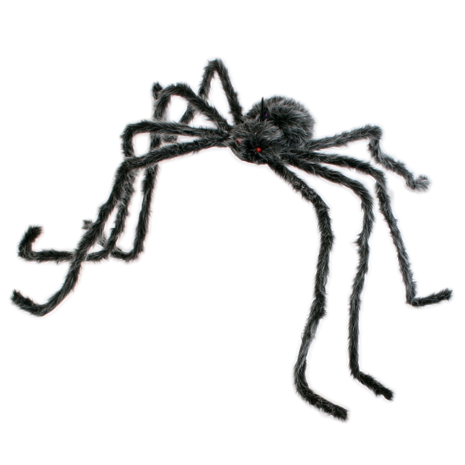 Giant Posable Creepy Furry Spider Halloween Prop 90" Hanging Decoration ...