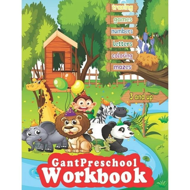 Giant Preschool Workbook : Big Fun Children's Activity, Tracable ...