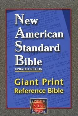 Giant Print Reference Bible-NASB (Hardcover) by Foundation Publication ...