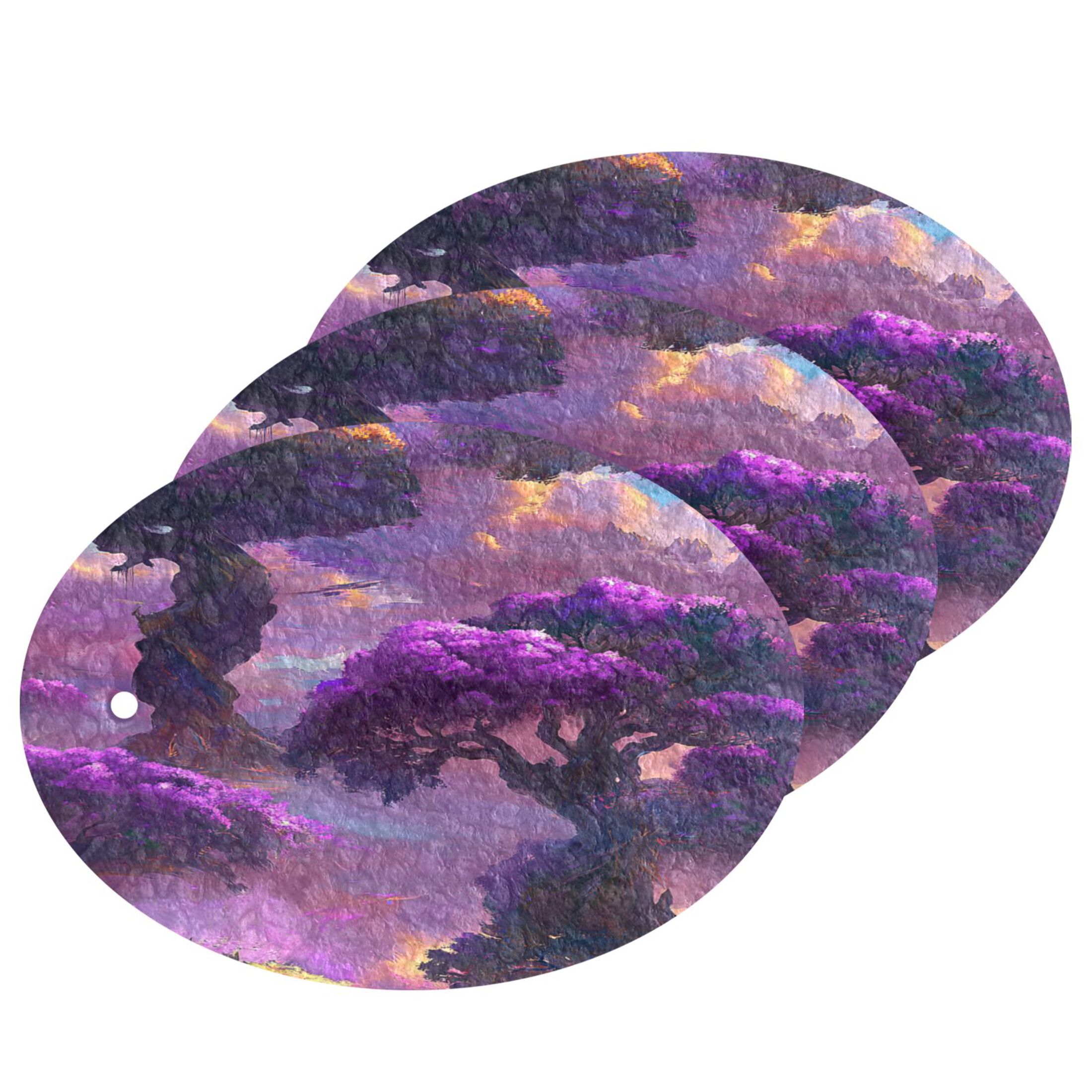 Giant Purple Tree 3 Pack Dish Sponges Bulk Natural Sponges Household ...