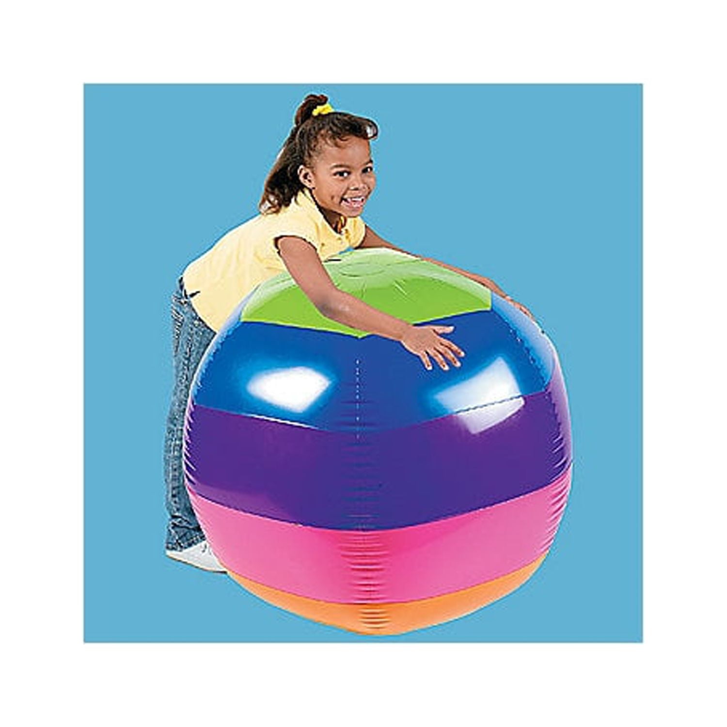 Giant Rainbow Beach Ball - Toys - 1 Piece - Walmart.com