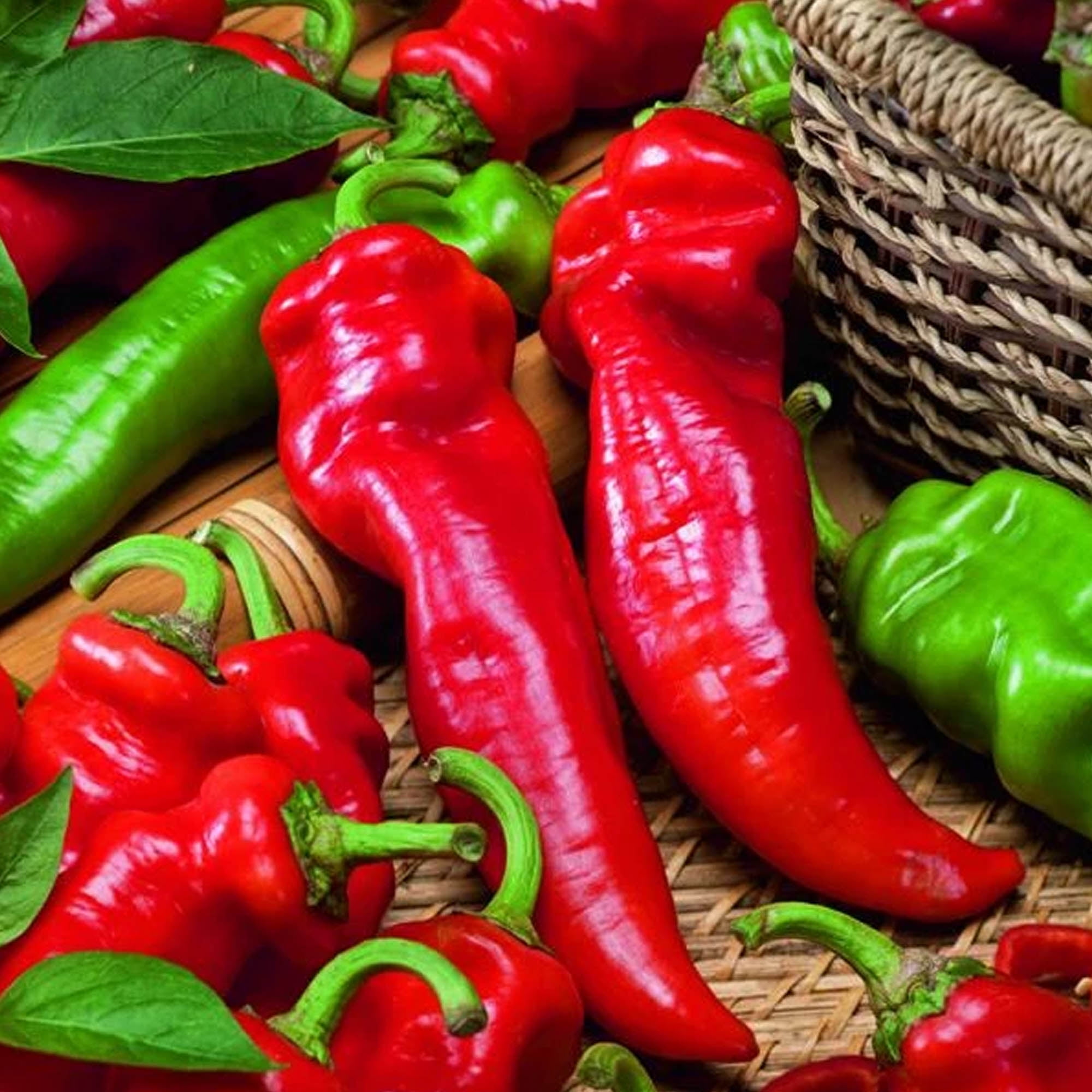 Giant Ristra Pepper F1 Hybrid - 250 mg ~30 Seeds - Farm & Vegetable ...