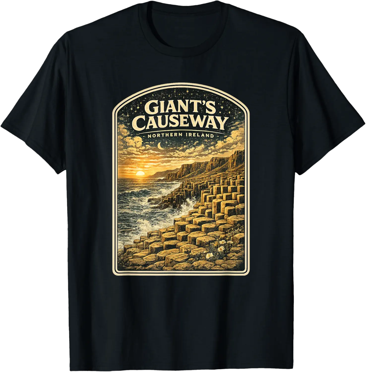 Giant'S Causeway Northern Ireland From Giant'S Causeway T-Shirt ...