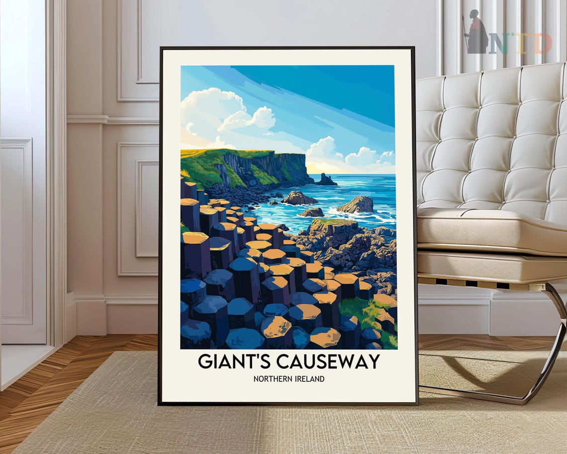 Giant’S Causeway Poster, Giant’S Causewaygiant’S Causeway Print, Giant ...