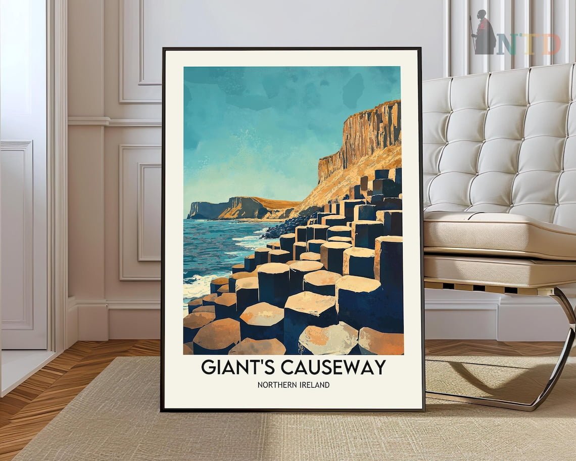 Giant’S Causeway Print, Giant’S Causewaygiant’S Causeway Poster, Giant ...