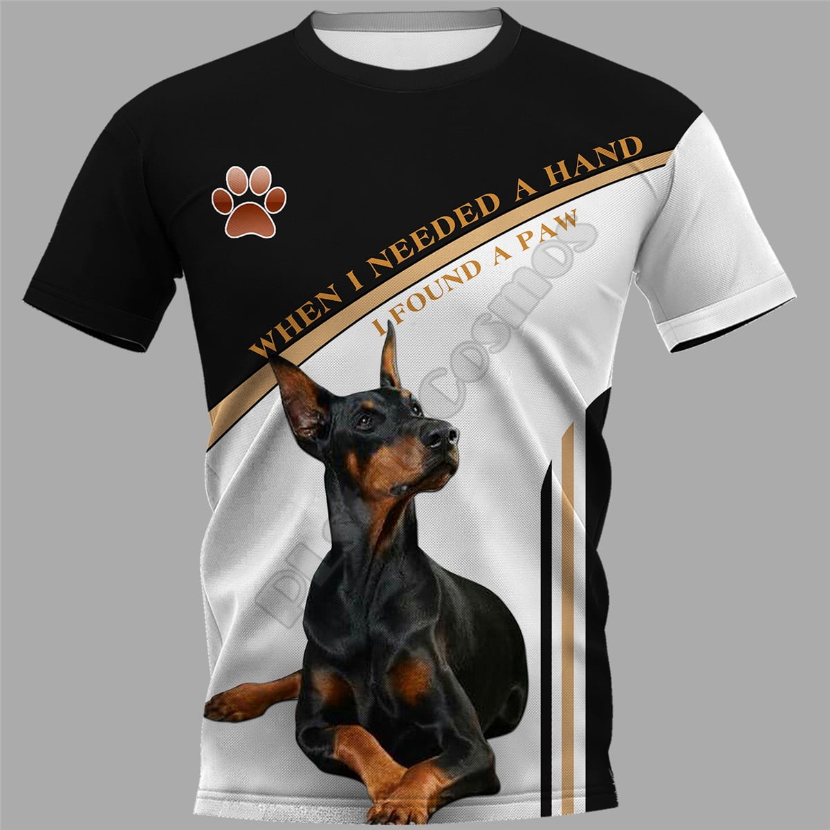 Giant Schnauzer 3D Printed t shirts women for men Summer Casual Tees ...