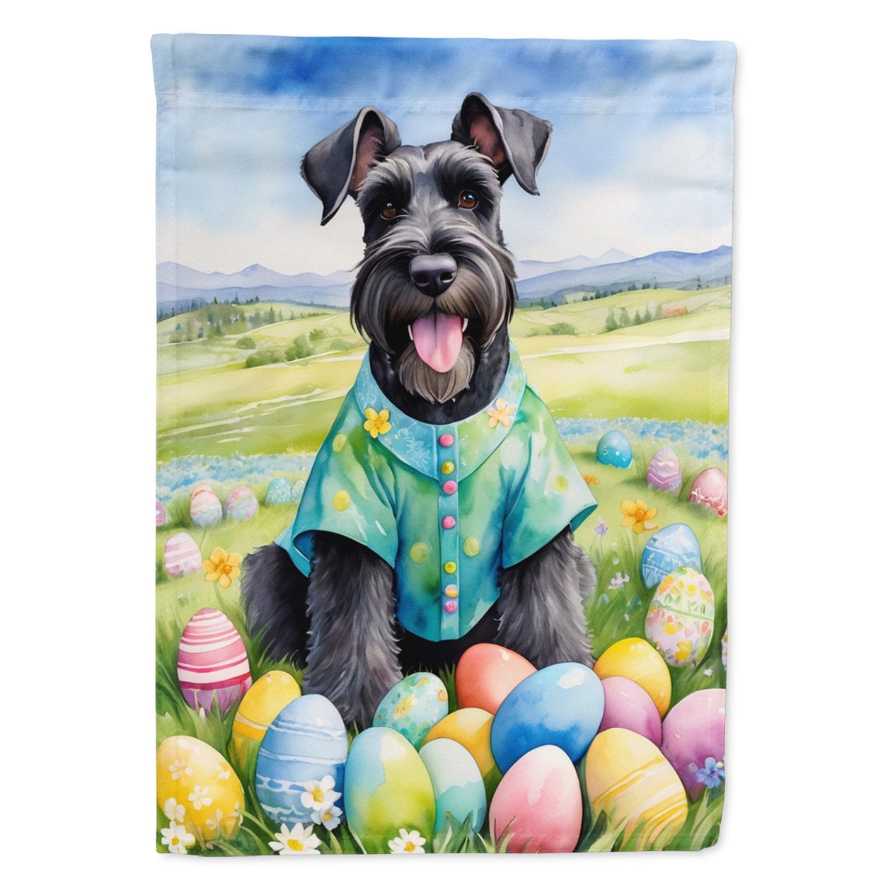 Giant Schnauzer Easter Egg Hunt Garden Flag - Walmart Business Supplies